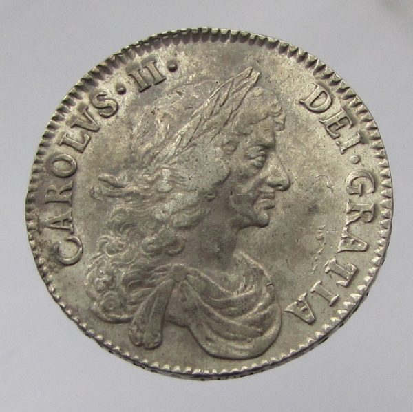 Charles II Silver Half Crown 1660-1685AD : Silbury Coins