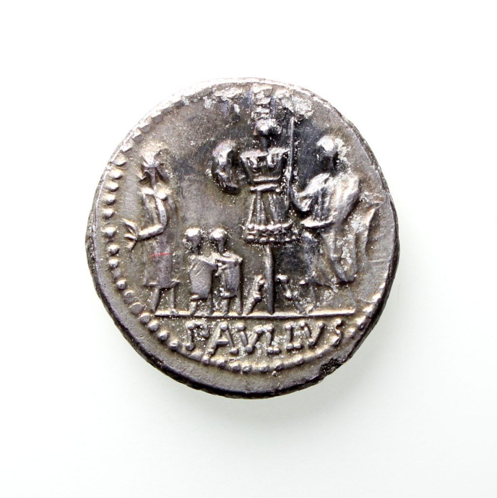 L. Aemilius Lepidus Paullus Silver Denarius 62BC : Silbury Coins