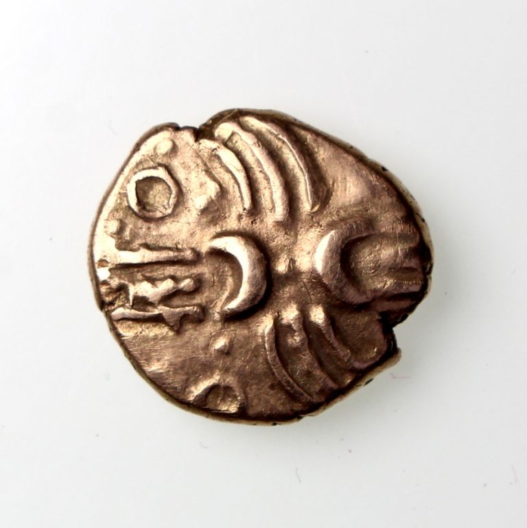 Catuvellauni Tasciovanus Gold Quarter Stater 25BC-25AD - Silbury Coins ...