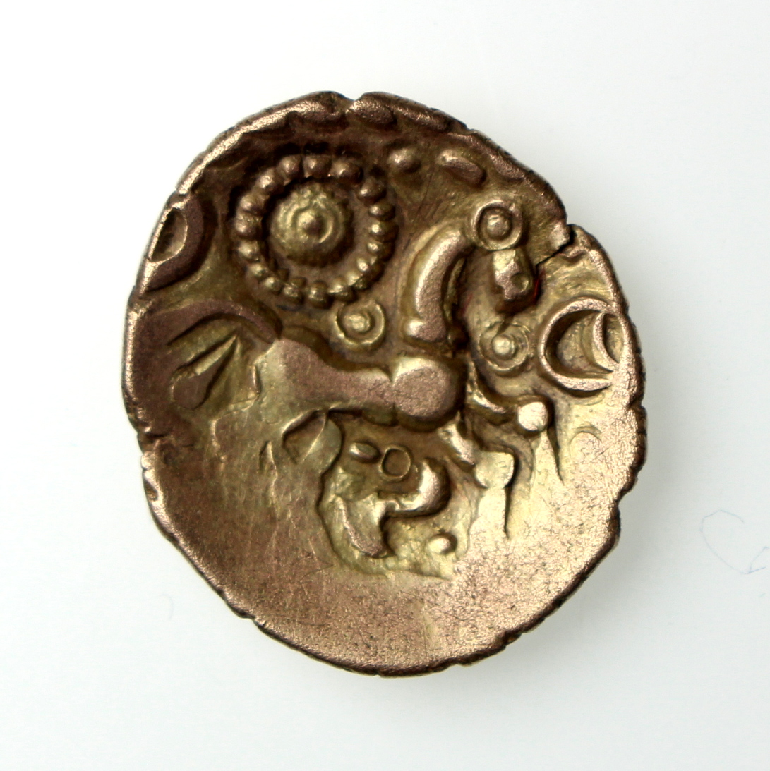 Dobunni Uninscribed Gold Quarter Stater 50-25BC - Silbury Coins ...