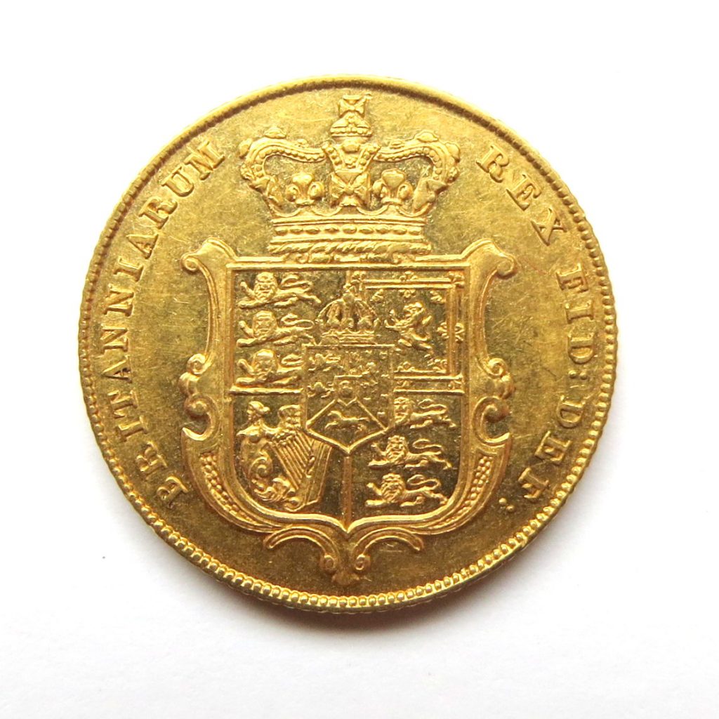 George IV Gold Sovereign 1829AD : Silbury Coins