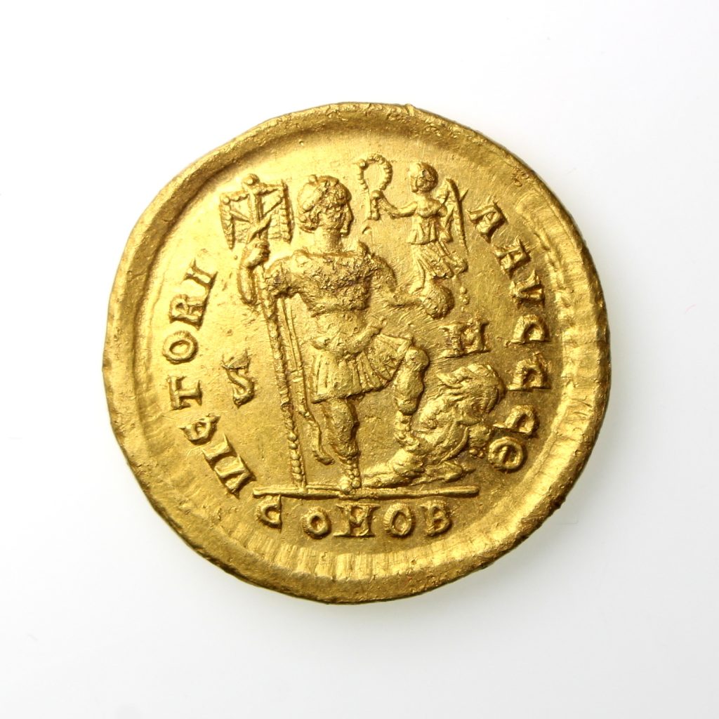 Theodosius I Gold Solidus 379-395AD Sirmium - Silbury Coins : Silbury Coins