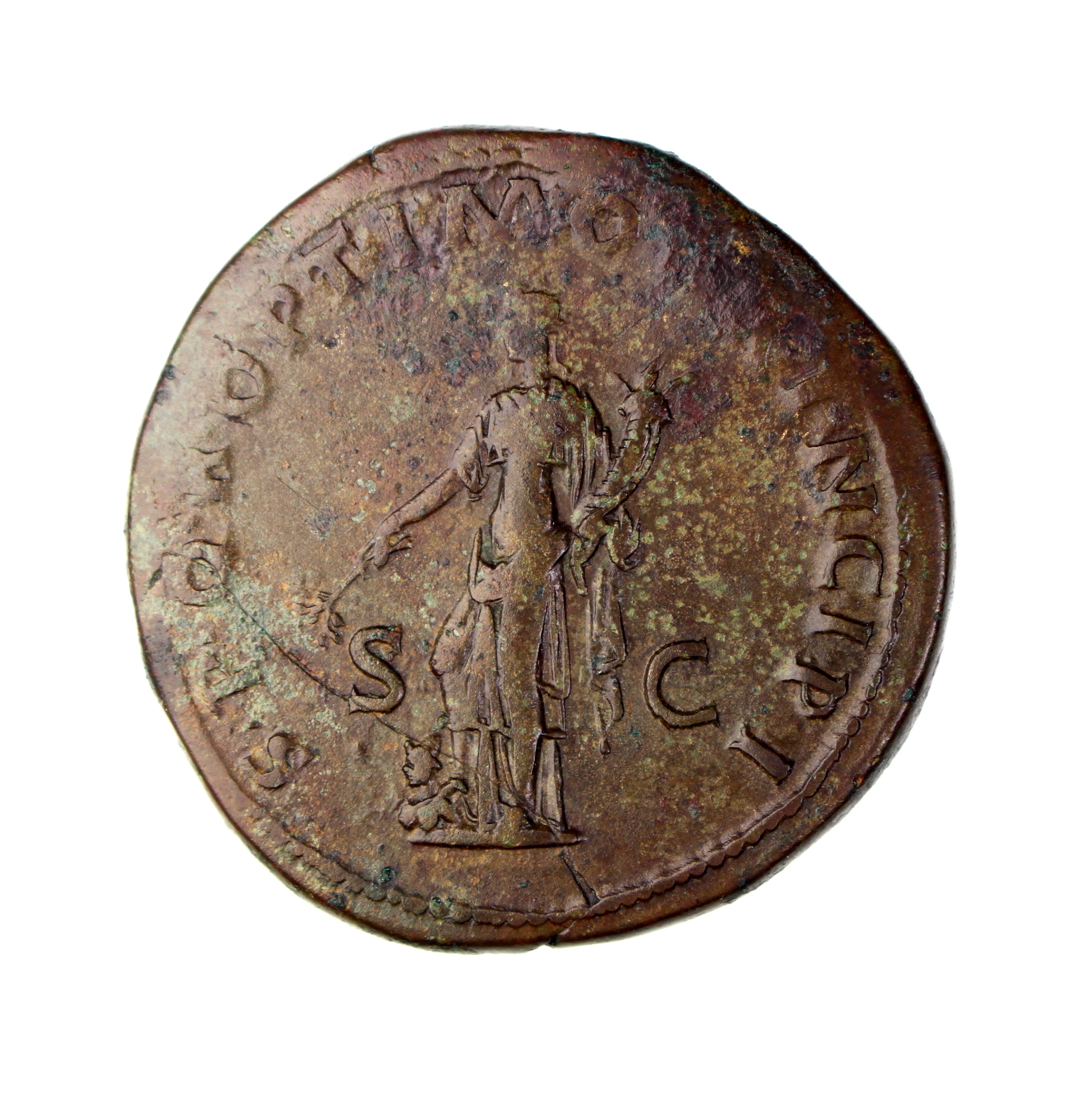 Trajan Bronze Sestertius 98-117AD : Silbury Coins