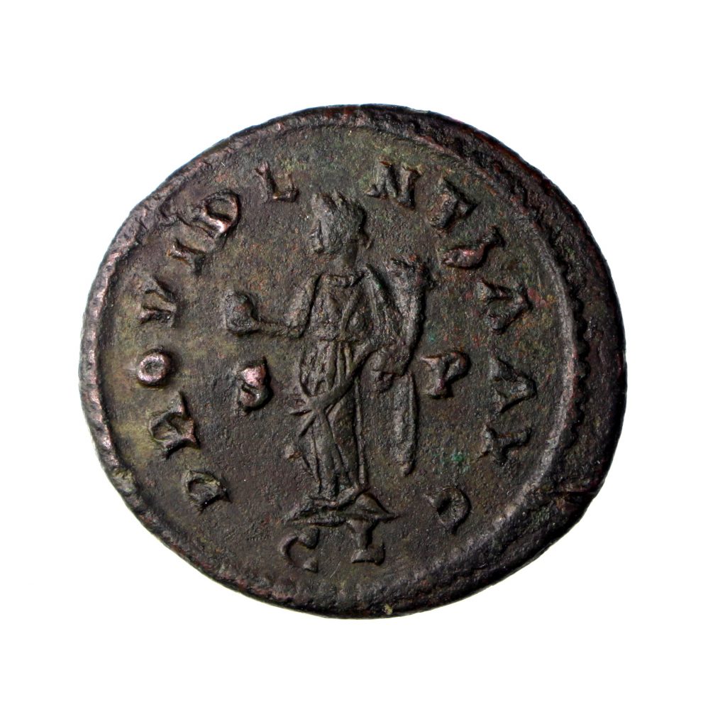 Allectus Bronze Antoninianus 293-296AD Providentia : Silbury Coins