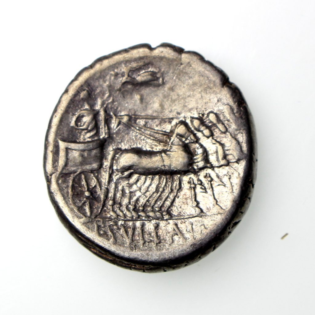 Roman Republic L.Cornelius Sulla & L.Manlia Torquatus Silver Denarius ...