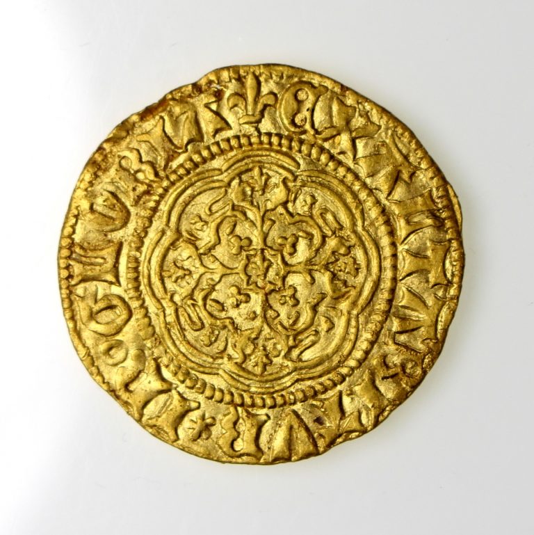 Henry VI Gold Quarter Noble 1422-61AD : Silbury Coins