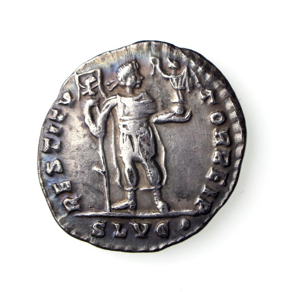 Valens Silver Siliqua 364-378AD Lyon - Silbury Coins : Silbury Coins