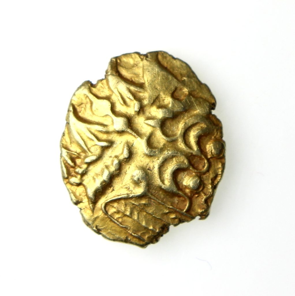 Early Uninscribed Gold Quarter Stater Bognor Cog Wheel 65-45BC ...