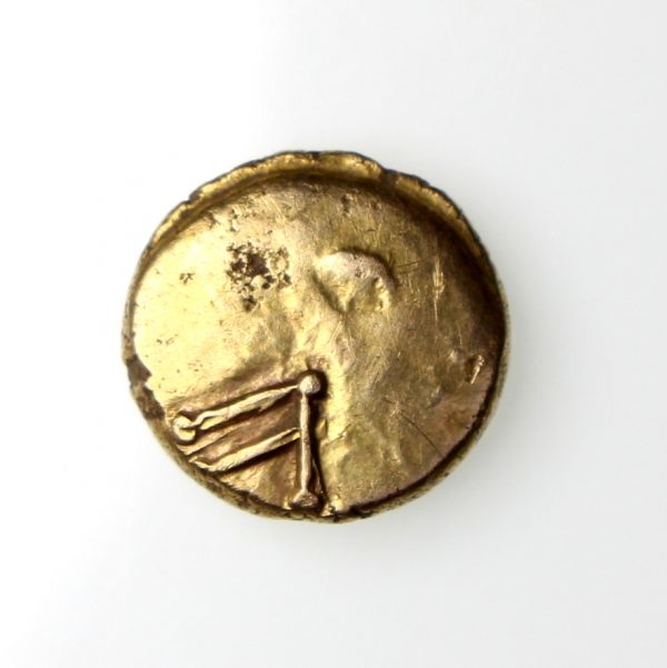 Atrebates Commios Gold Quarter Stater 50-25BC exceptional : Silbury Coins