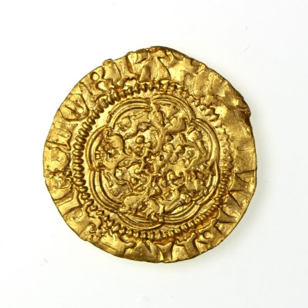 Henry V Gold Quarter Noble 1413-22AD : Silbury Coins