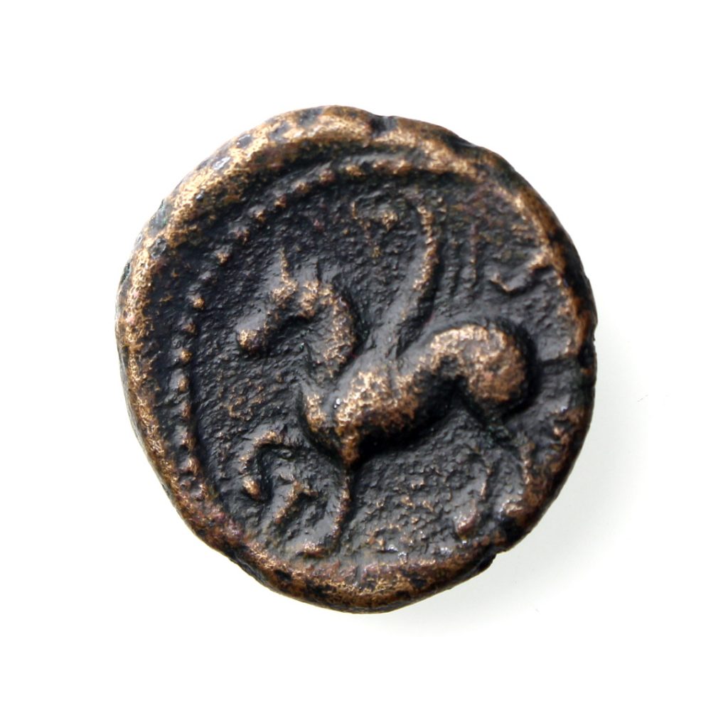 Catuvellauni Tasciovanus Bronze Double Unit 25BC-10AD rare : Silbury Coins