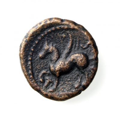 Catuvellauni Tasciovanus Bronze Double Unit 25BC-10AD rare : Silbury Coins