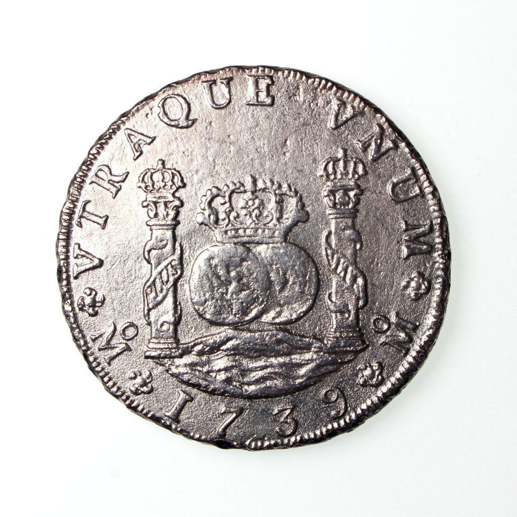 Shipwreck Coin - Spanish Silver Pillar Dollar (Piece of Eight) From The ...