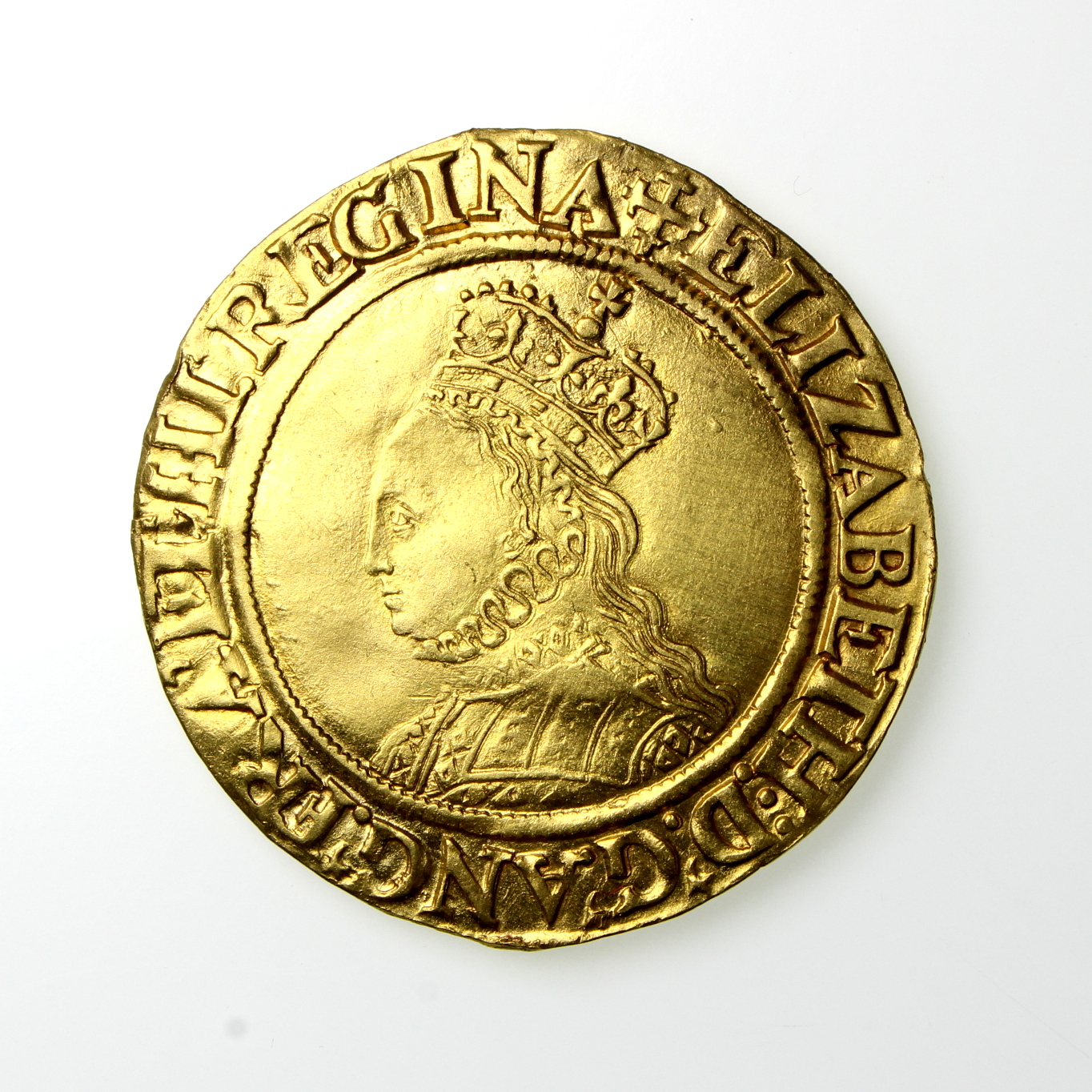 Elizabeth I Gold Half Pound 1558-1603AD Cross Crosslet : Silbury Coins