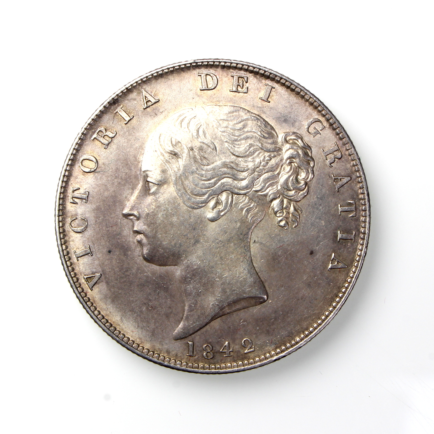 Victoria Silver Halfcrown 1837-1901AD 1842AD : Silbury Coins