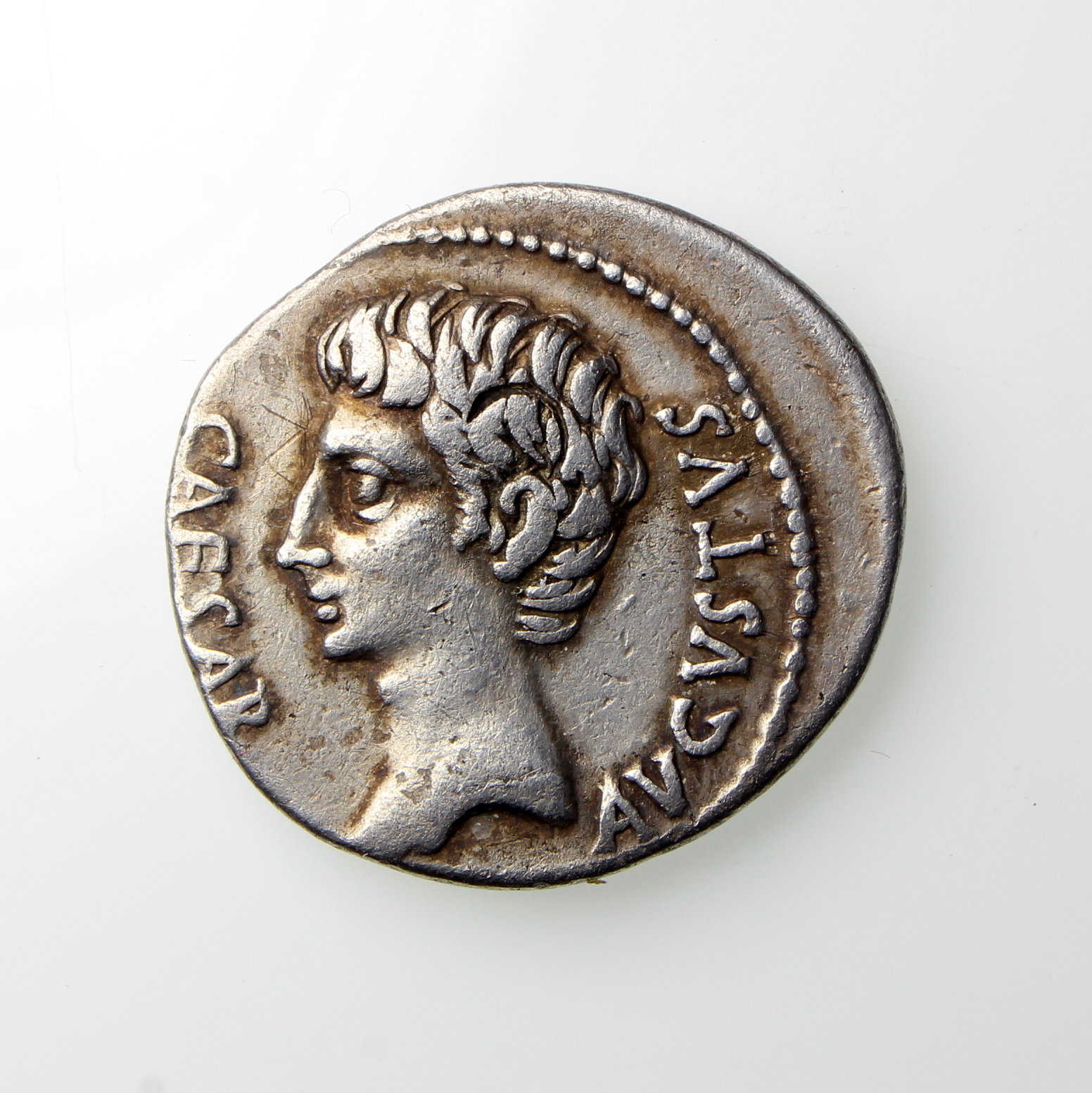 Augustus Silver Denarius 27BC-14AD - Silbury Coins : Silbury Coins