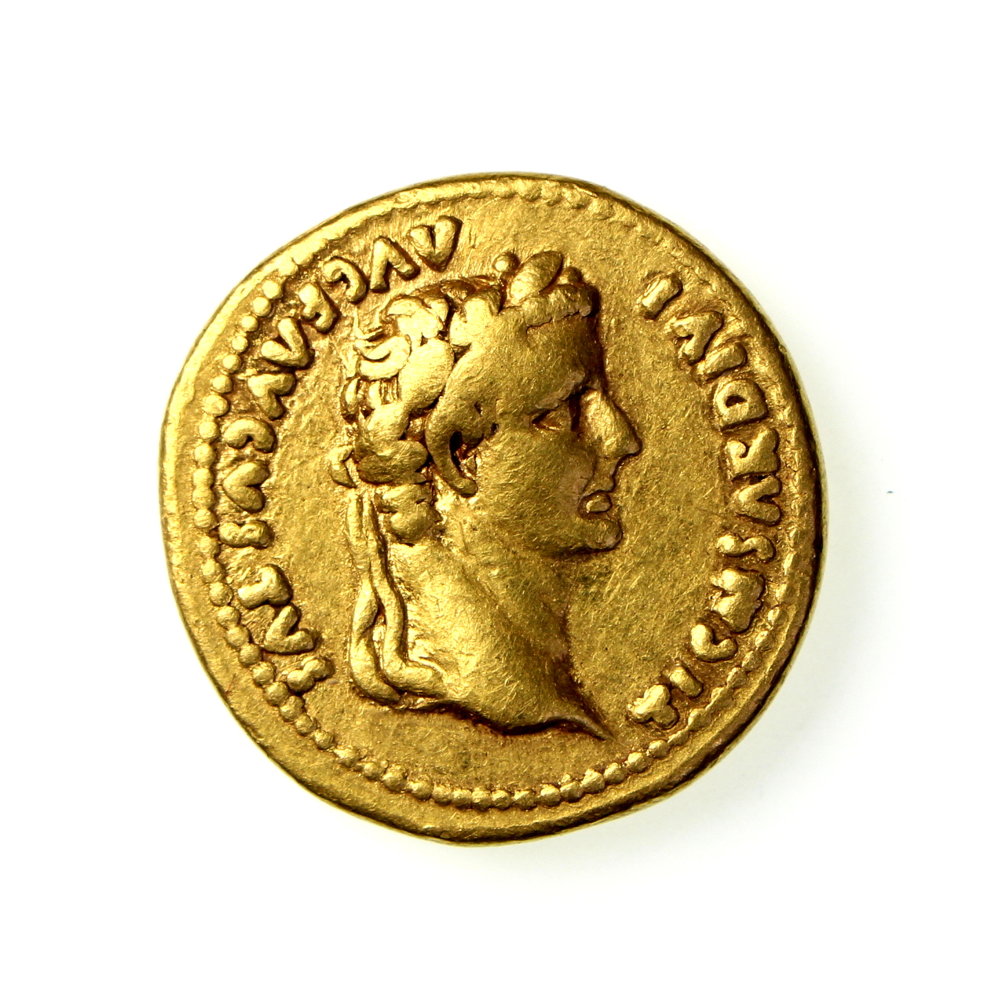 The Twelve Caesars Tiberius Gold Aureus 14-37AD 'Tribute Penny' type ...