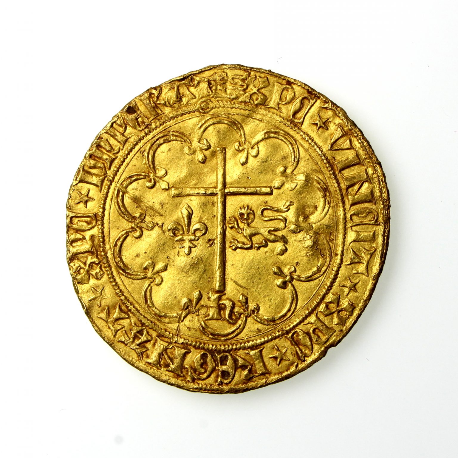 Anglo Gallic Henry VI Gold Salut D'or 1422-1453AD Rouen mint - Silbury ...
