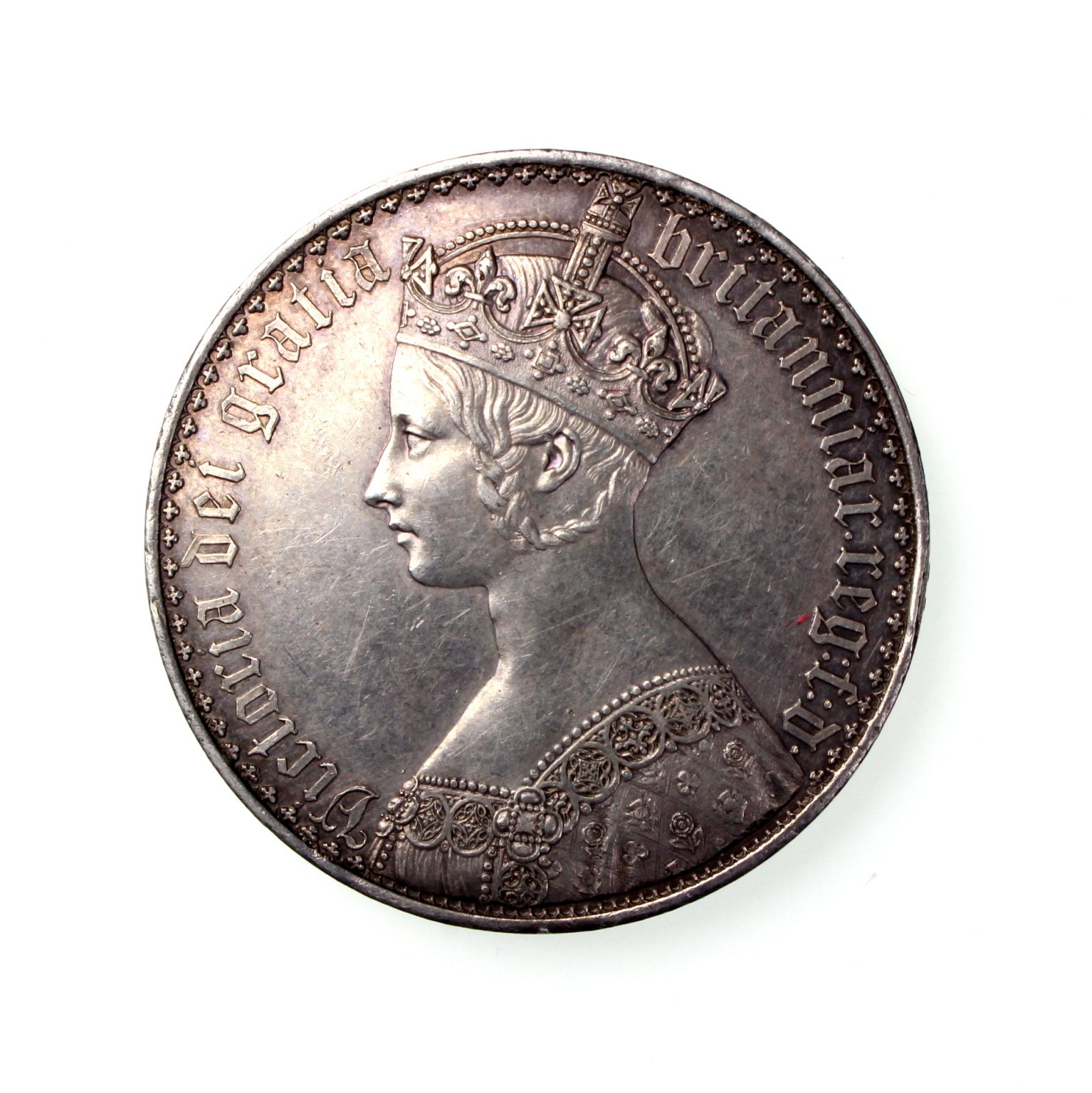 Victoria 1837-1901AD Silver Gothic Crown 1847AD - Silbury Coins ...