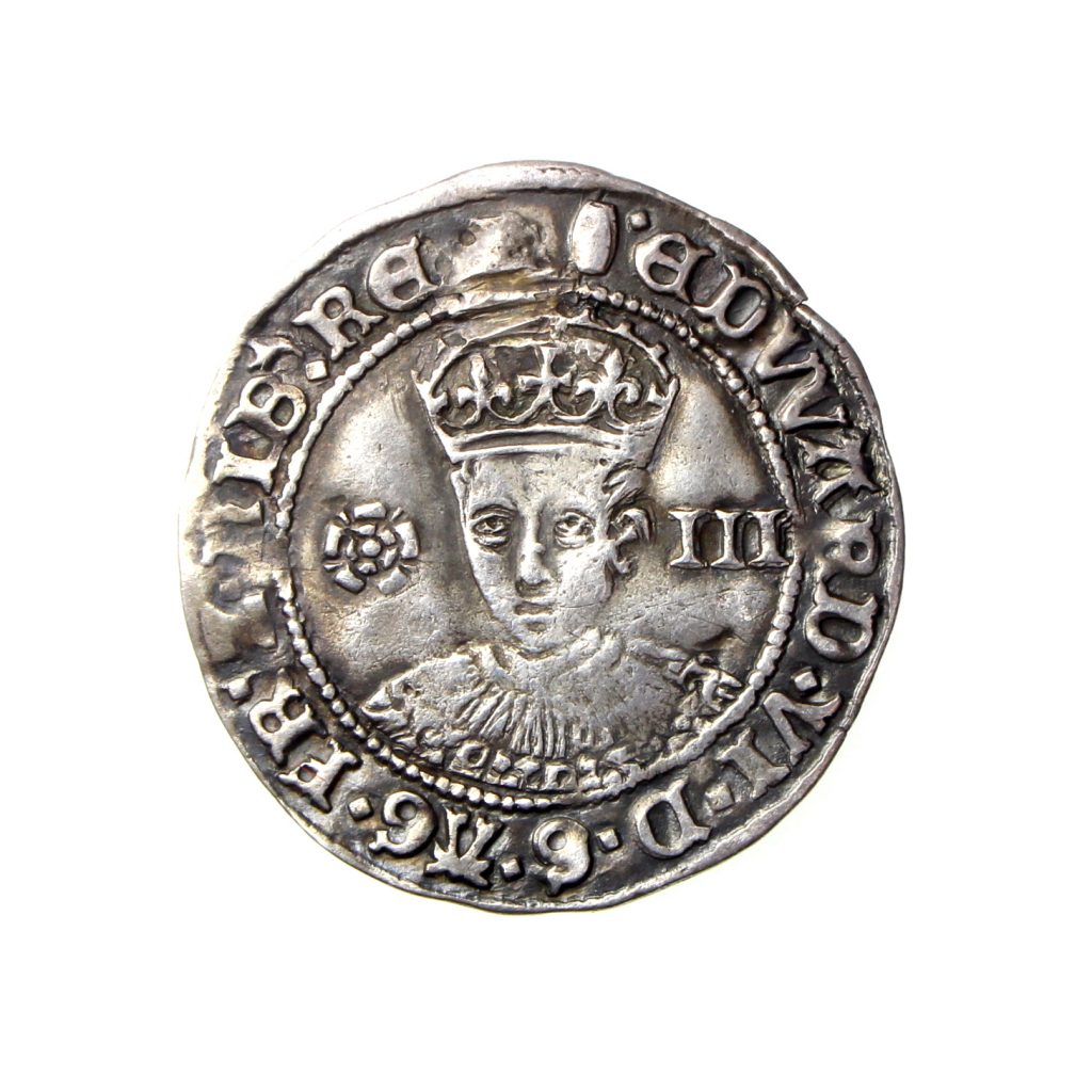 Edward VI Silver Threepence 1547-1553AD Plugged - Silbury Coins ...