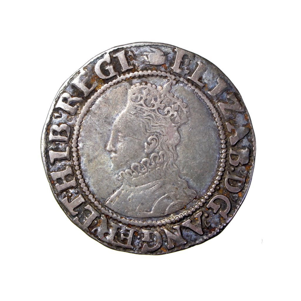 Elizabeth I Silver Shilling 1558-1603AD 6th Issue mm. hand - Silbury ...