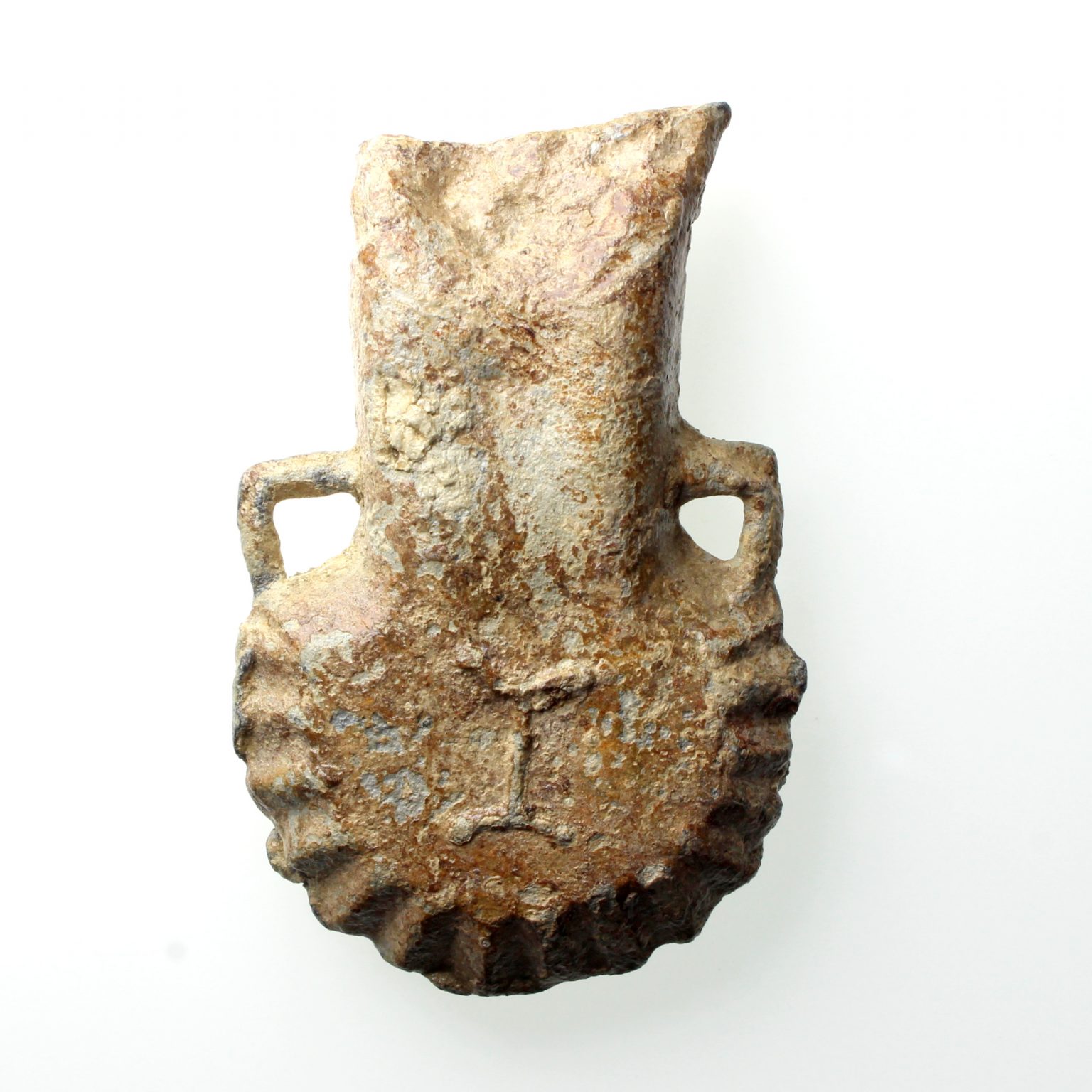 Medieval Lead Pilgrims Ampulla 'T' Thomas Wolsley Canterbury - Silbury ...