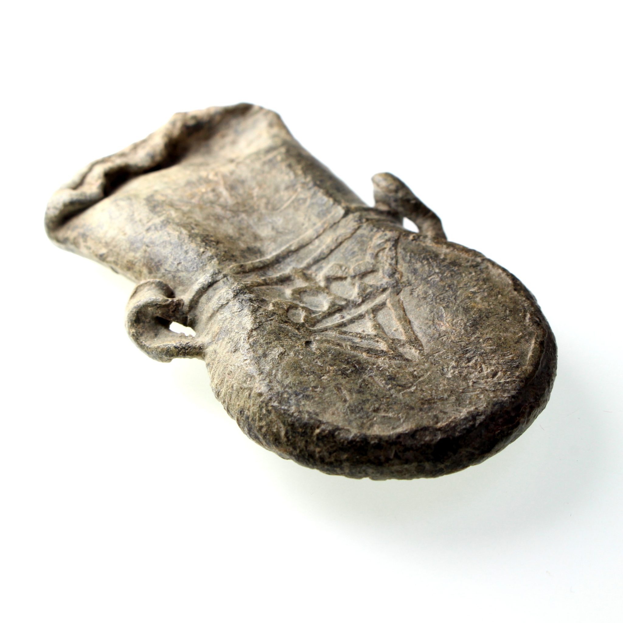 Medieval Lead Pilgrims Ampulla - Silbury Coins : Silbury Coins
