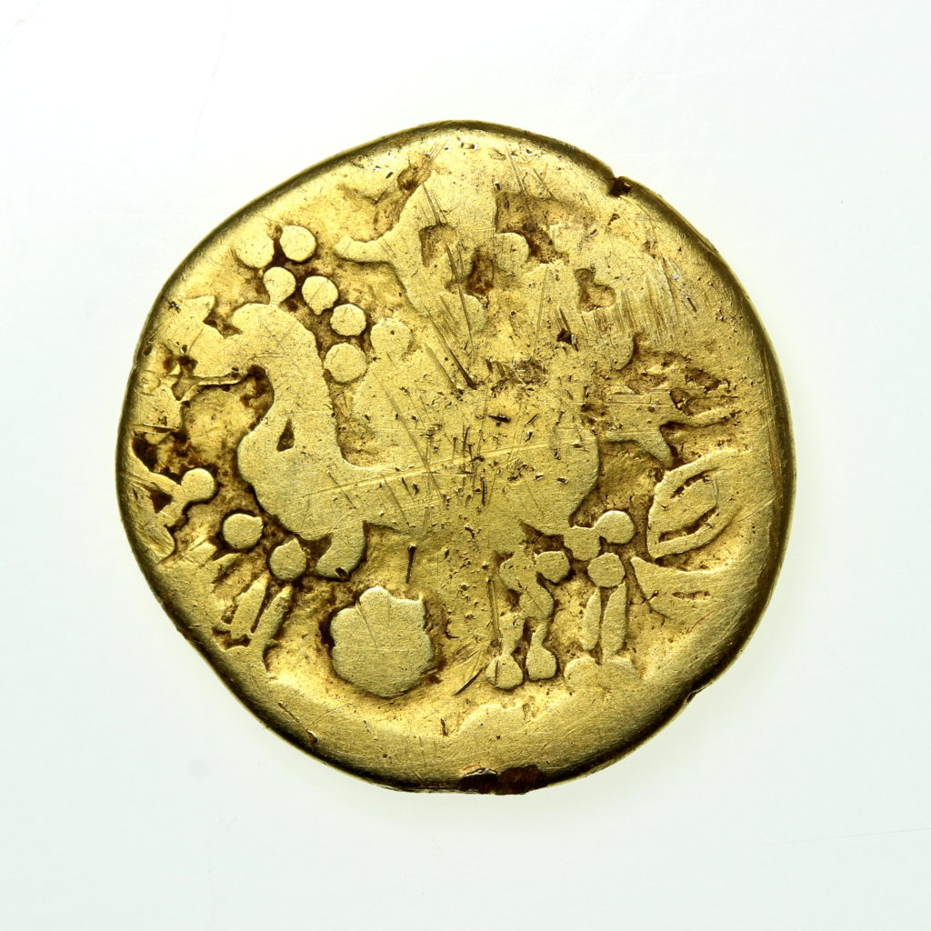 Gallo Belgic Ambiani 150BC Gold Broad Flan Stater - Silbury Coins ...