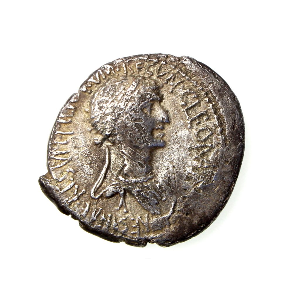 Mark Antony & Cleopatra Silver Denarius 34BC extremely rare - Silbury ...