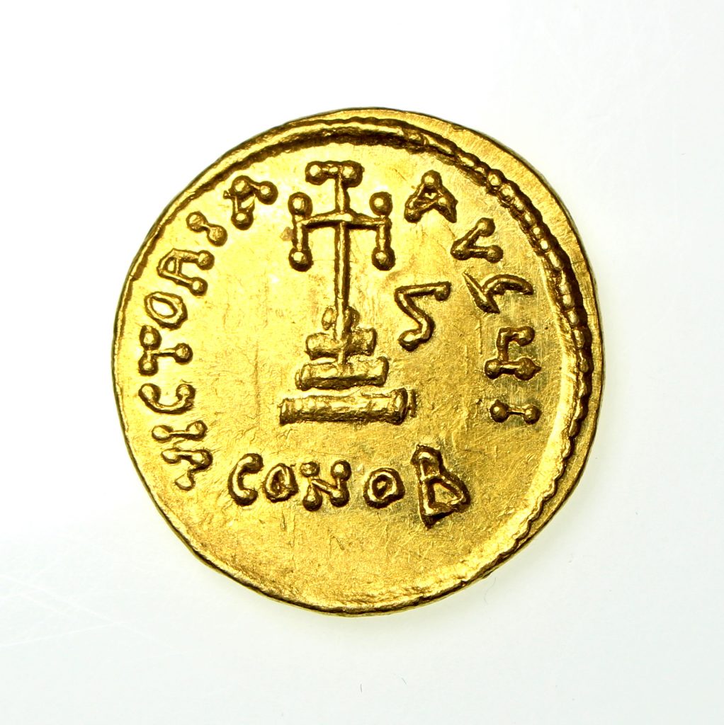 Byzantine Empire Constans II Gold Solidus Constantinople 641-668AD ...