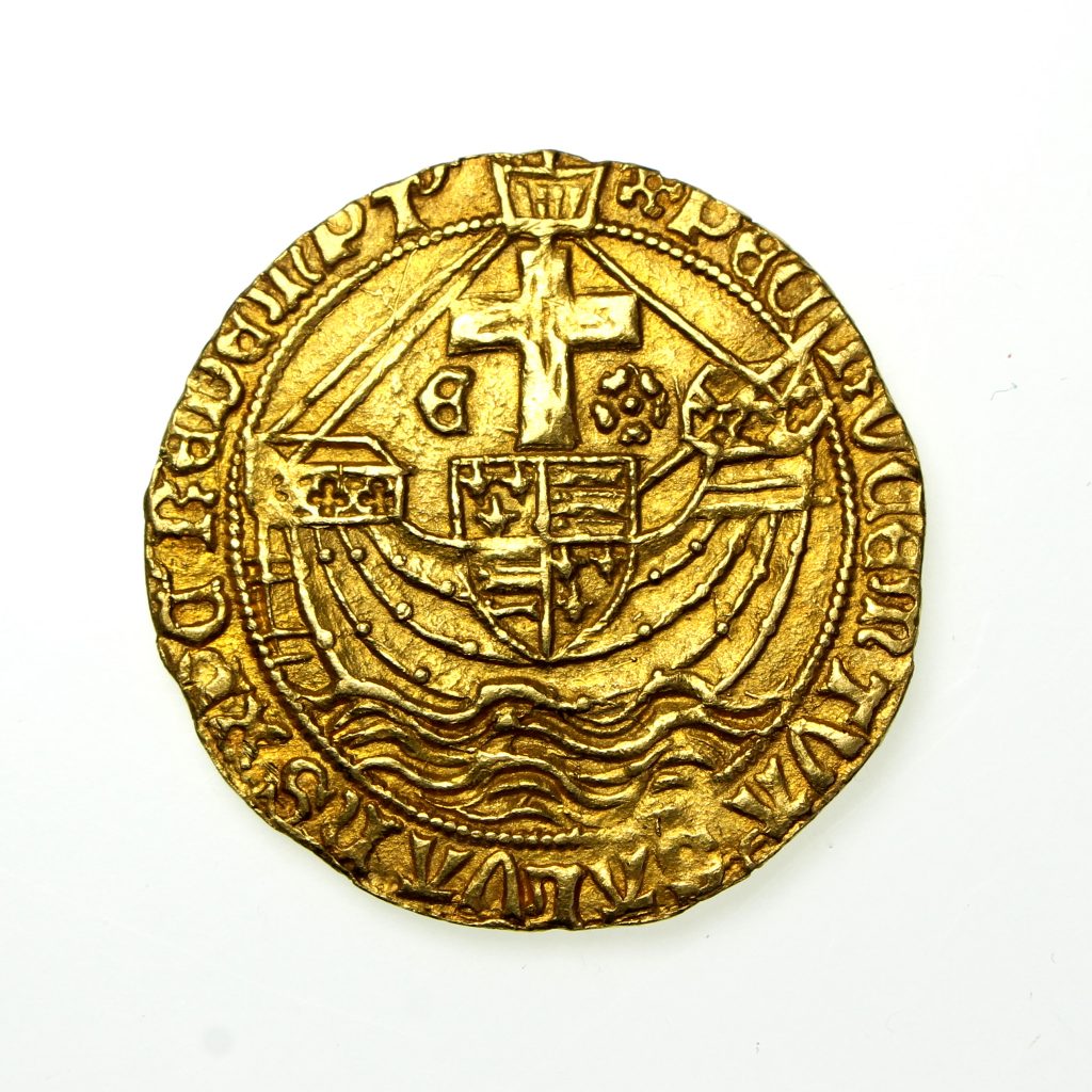 Edward IV Gold Angel 1471-1483AD Second Reign, London - Silbury Coins ...