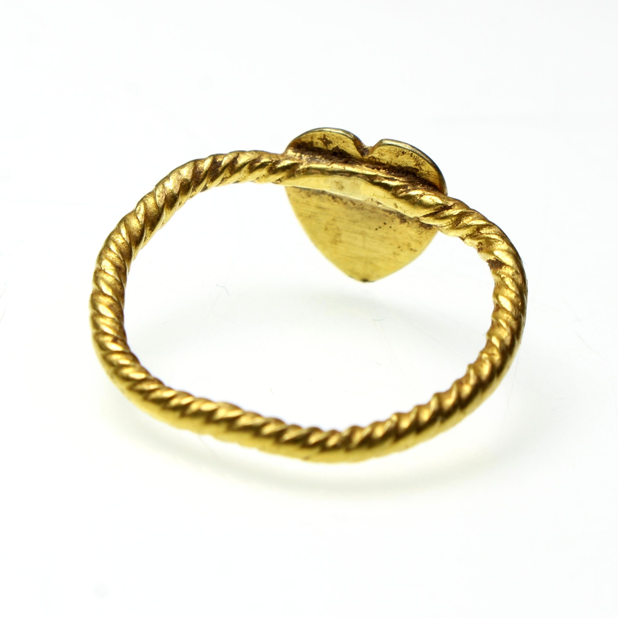 18th Century Gold Heart Ring - Silbury Coins : Silbury Coins