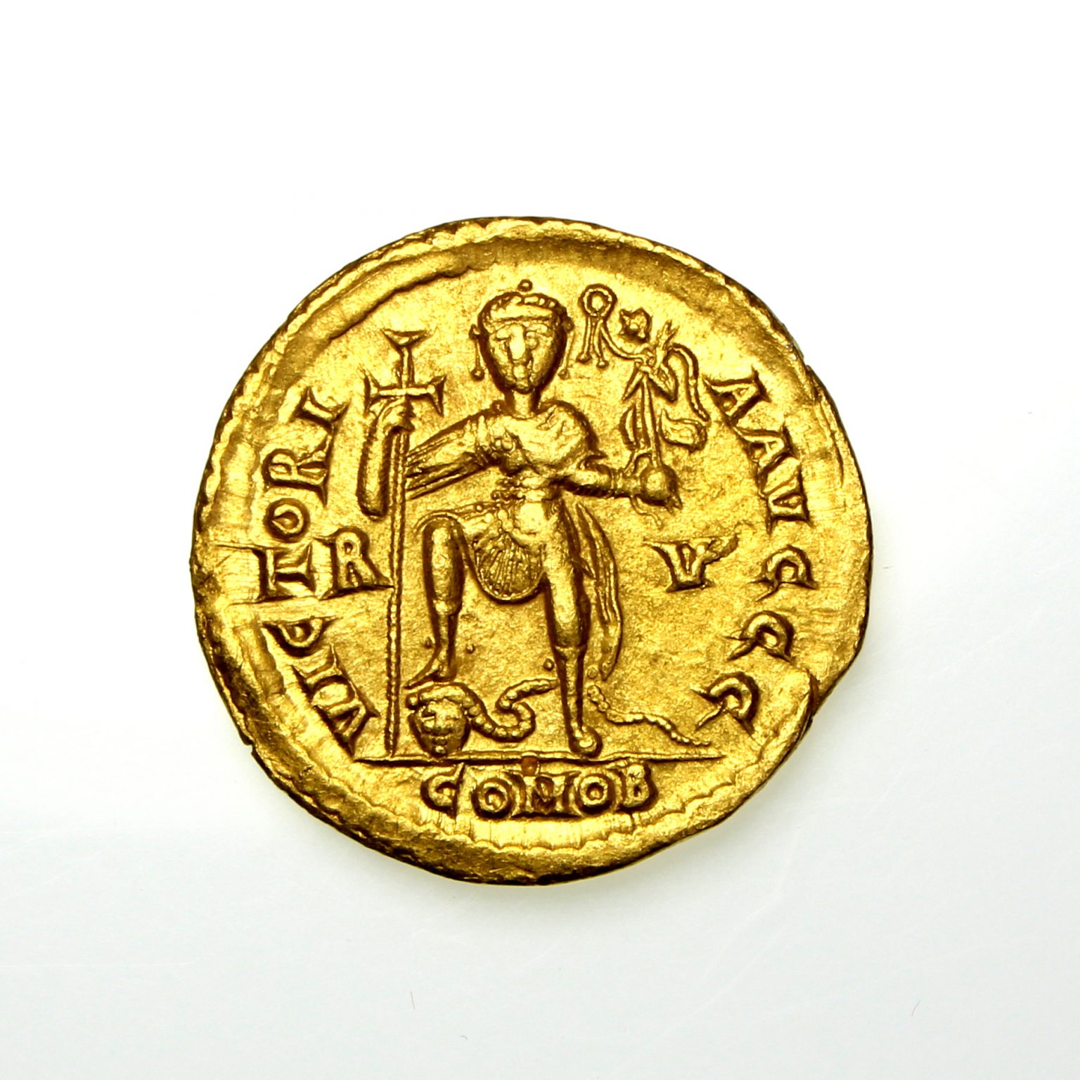 Valentinian III Gold Solidus 425-455AD Ravenna mint - Silbury Coins ...