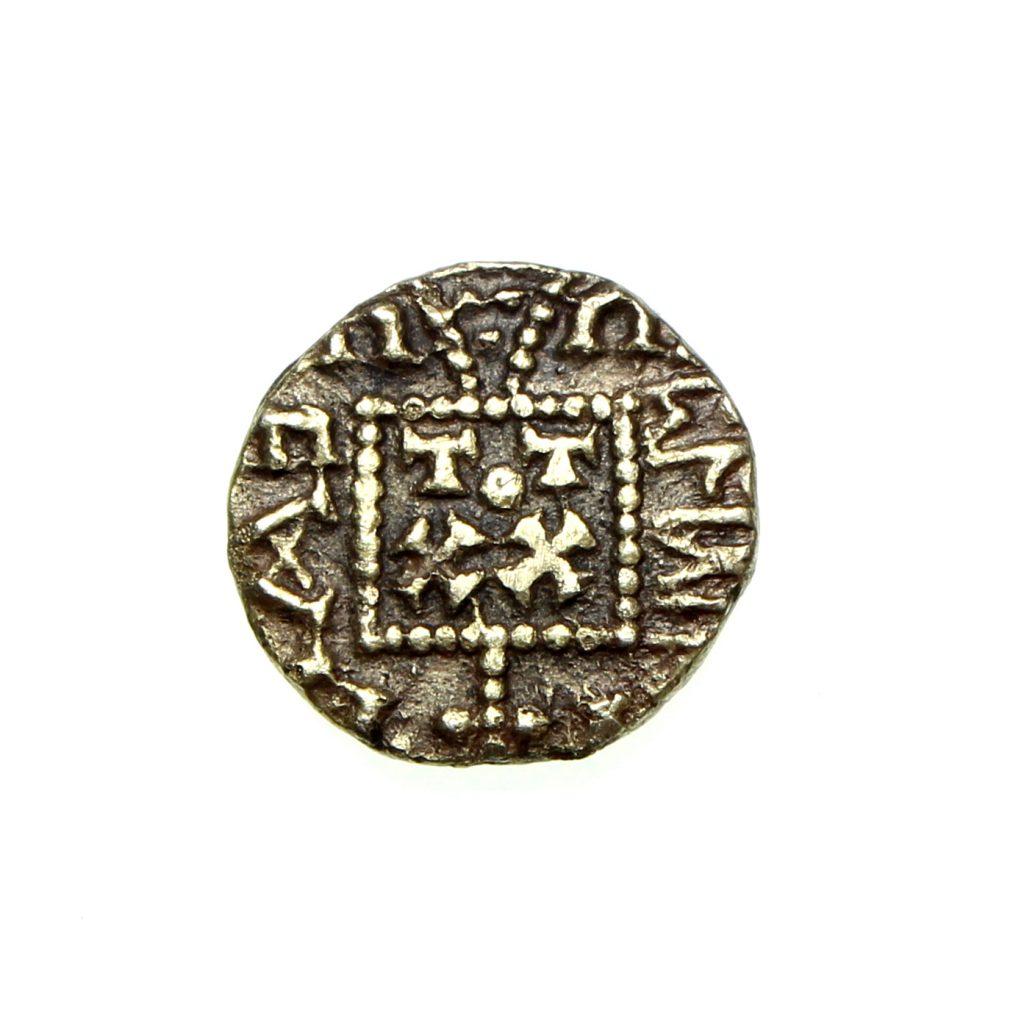 Anglo Saxon Gold Thrymsa Post Crondall 655-675AD Pada Ib type Extremely ...