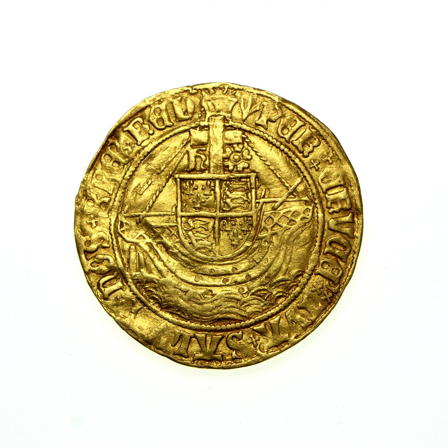 Henry VII Gold Angel 1485-1509AD mm. Pheon - Silbury Coins : Silbury Coins