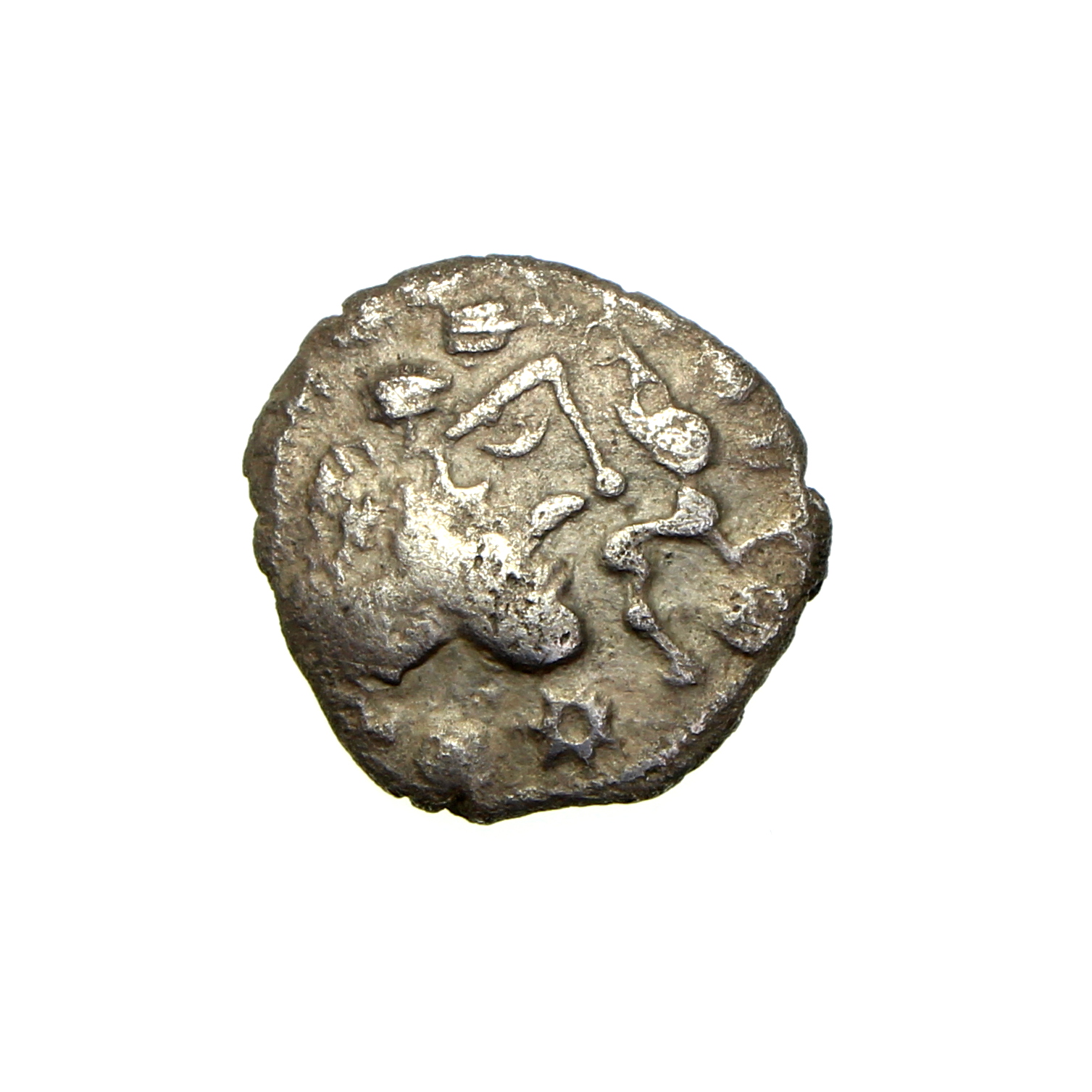 Catuvelluni Lister's Celtic Head Silver Unit 50-40BC Extremely rare ...