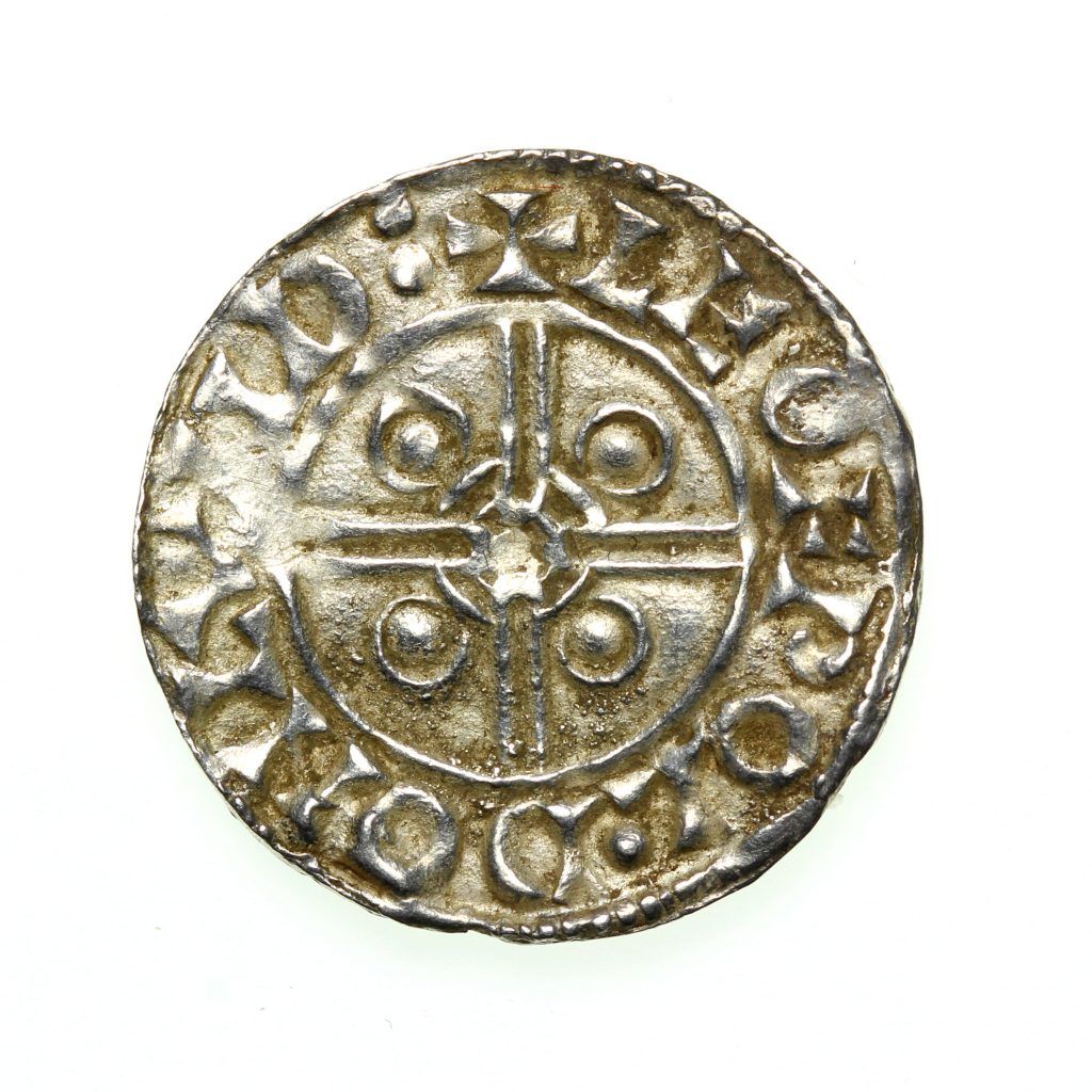 Kings of England Cnut Silver Penny 1016-1035AD Leofwold, London ...