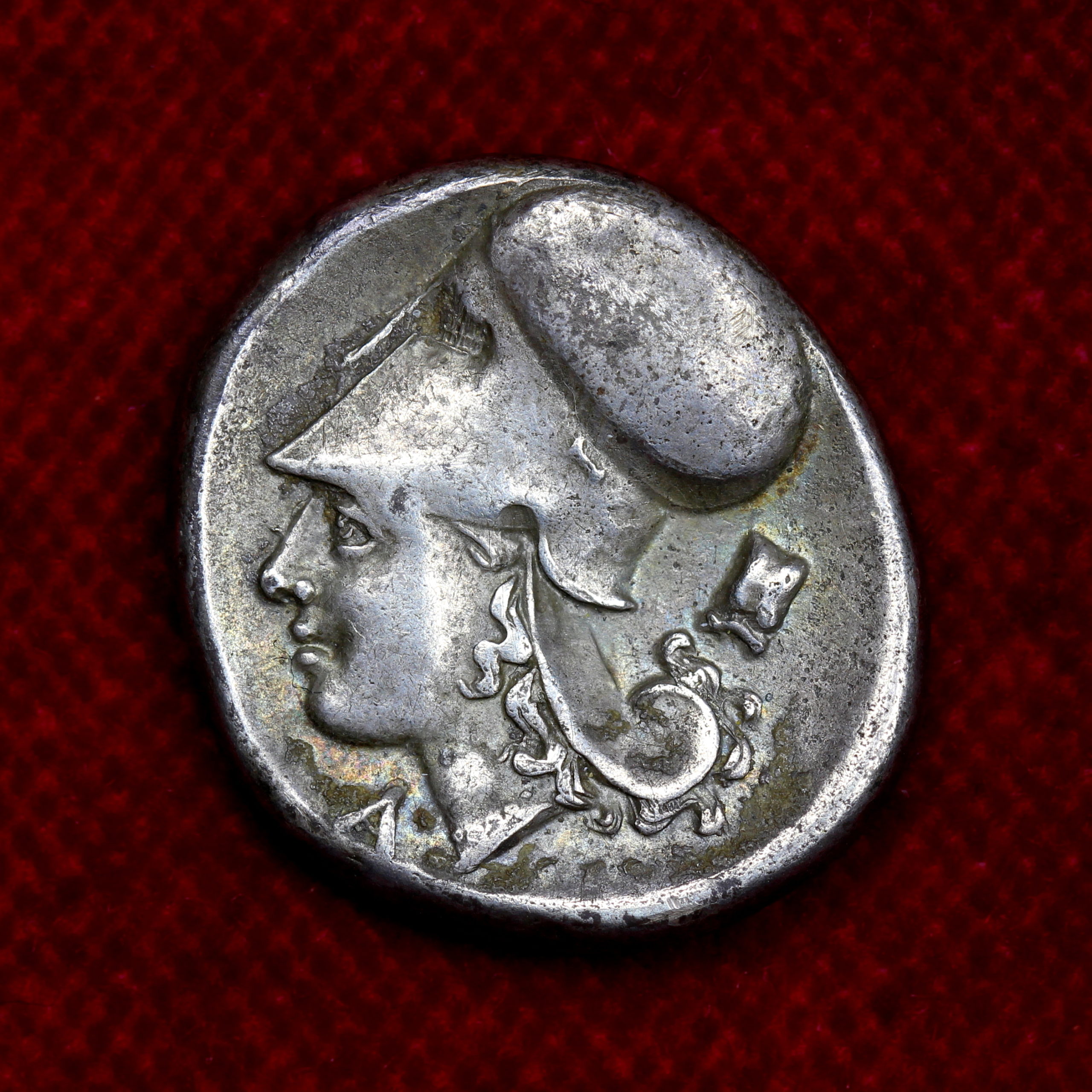 Corinthia Corinth. Circa 350-285BC Silver Stater Pegasos flying left ...