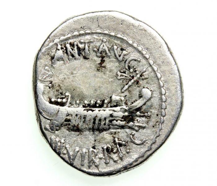 Mark Antony Silver Legionary Denarius 32-31BC Legion XI - Silbury Coins ...