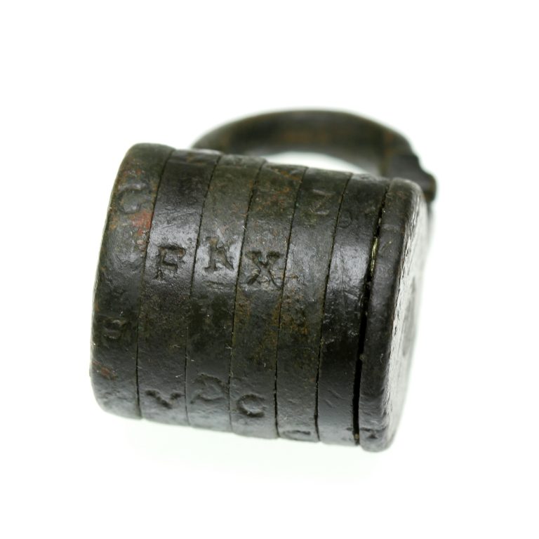17th Century Post Medieval Combination Lock - Silbury Coins : Silbury Coins