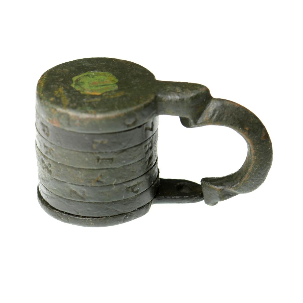 17th Century Post Medieval Combination Lock - Silbury Coins : Silbury Coins