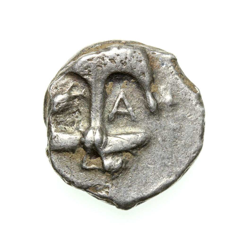 Thrace Apollonia Pontika Silver Drachm Gorgoneion Anchor & Crawfish ...