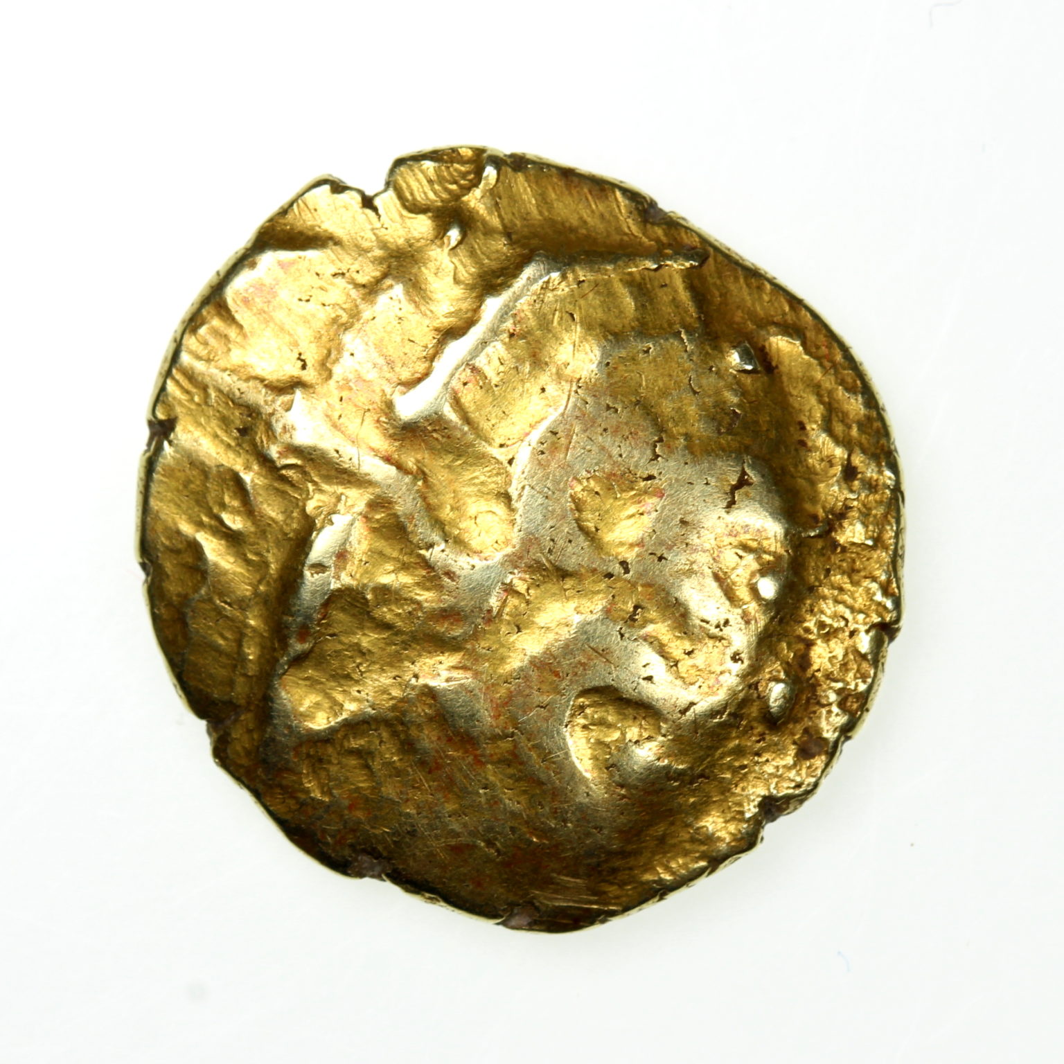 Atrebates Selsey Two Faced Gold Stater Triple tailed horse 60-40BC ...