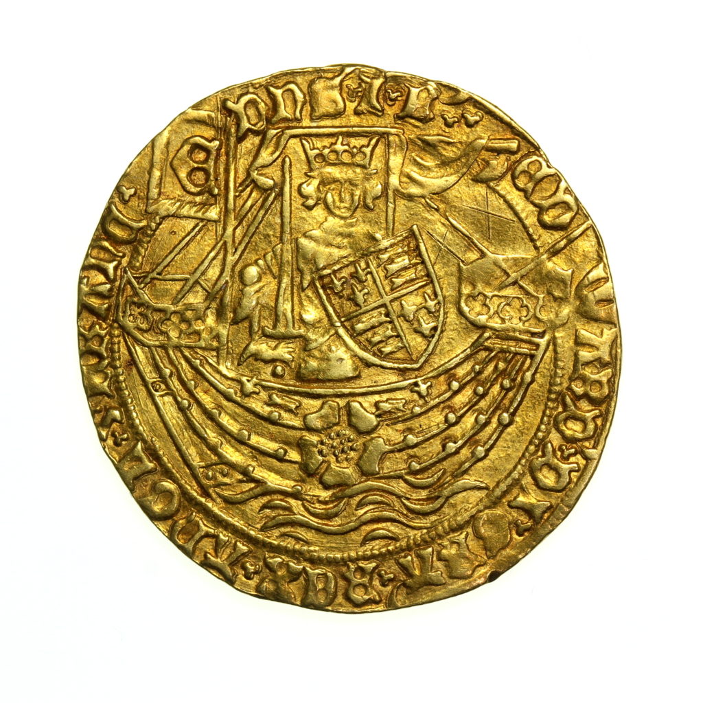 Edward IV 1461-70AD 1st Reign Light Coinage Gold Ryal or Rose Noble ...