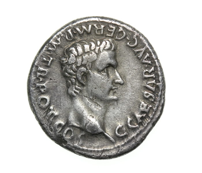 Caligula 37-41AD Silver Denarius Caligua / Divus Augustus - The Twelve ...