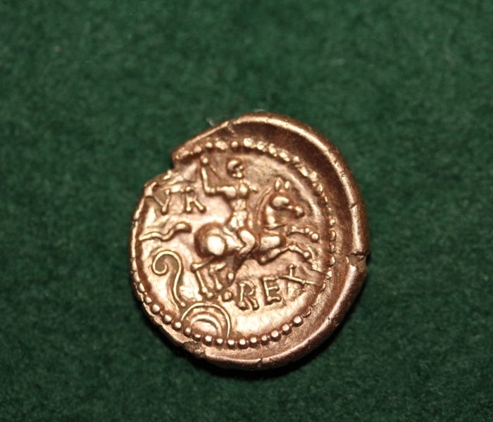 Atrebates Verica Warrior Rex Gold Stater 10-40AD. - Silbury Coins ...