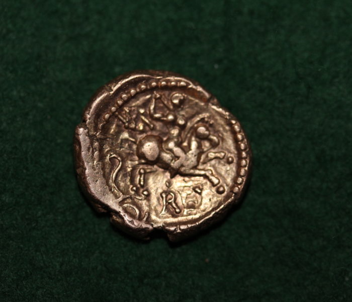 Atrebates Verica Warrior Rex Gold Stater 10-40AD. - Silbury Coins ...