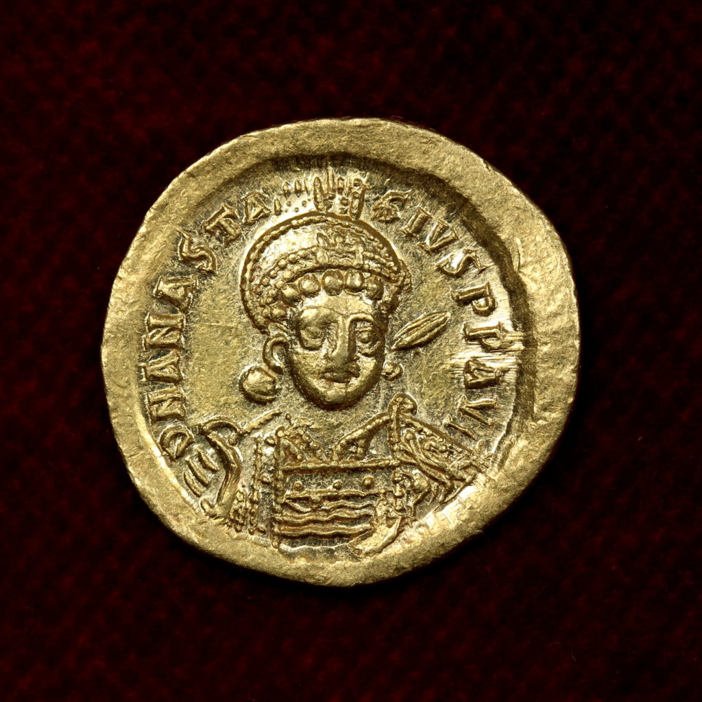 Byzantine Anastasius I 491-518AD Gold Solidus - Silbury Coins : Silbury ...