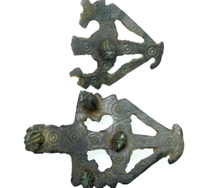 Roman 4th-5th Century copper-alloy Buckle Plates (pair) - Silbury Coins ...