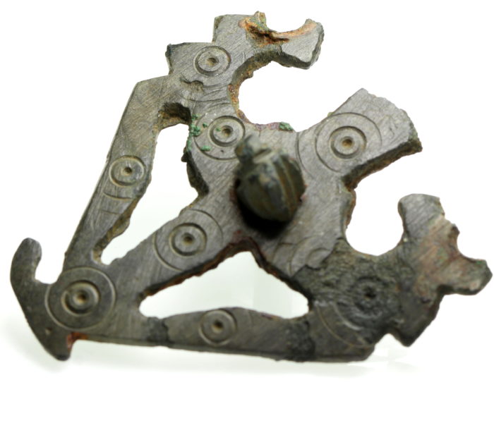 Anglo Saxon 5th-6th Century copper-alloy bucket mounts pair - Silbury ...
